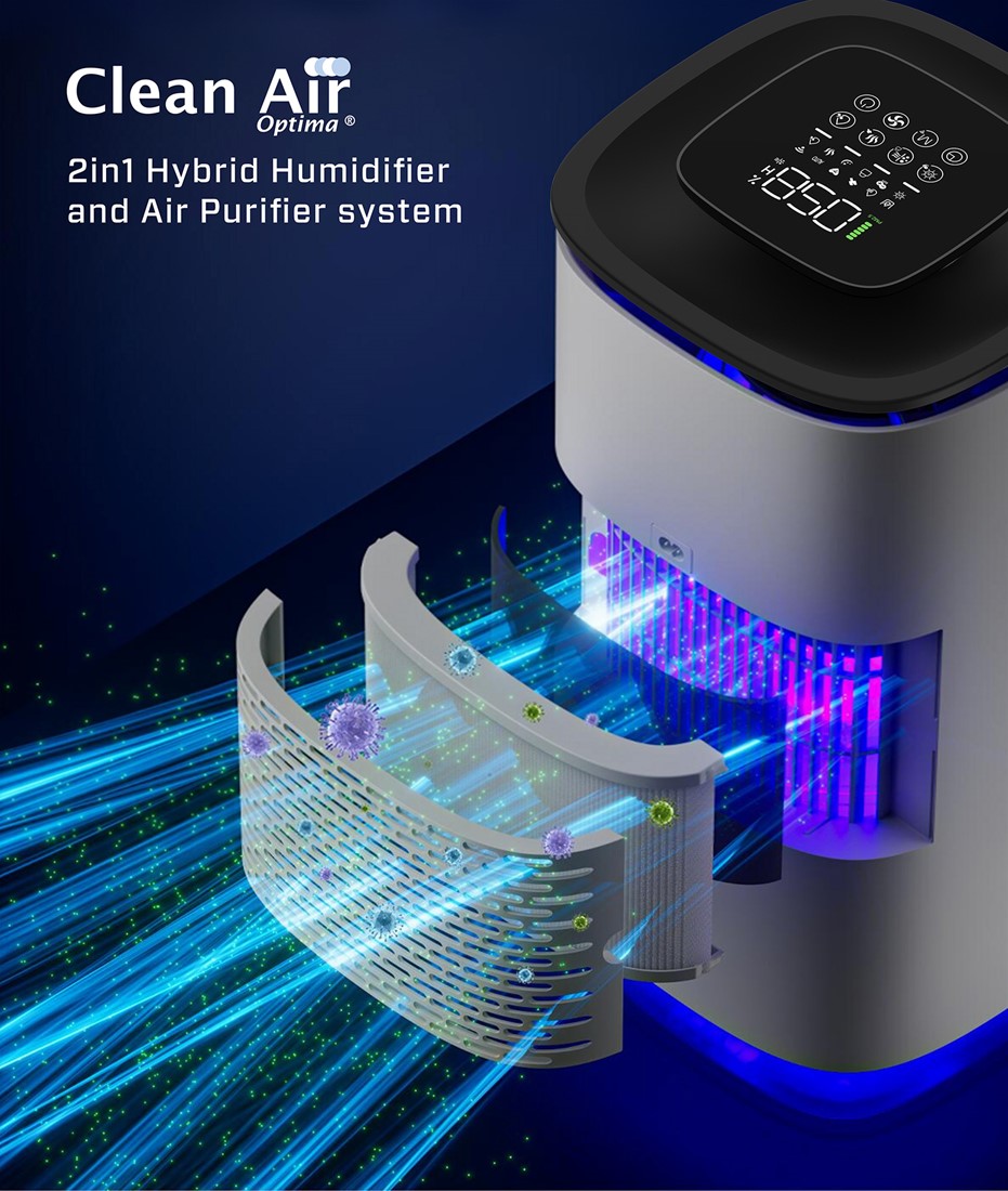 2in1 Humidifier and air purifier CA-806 Smart Top Filling